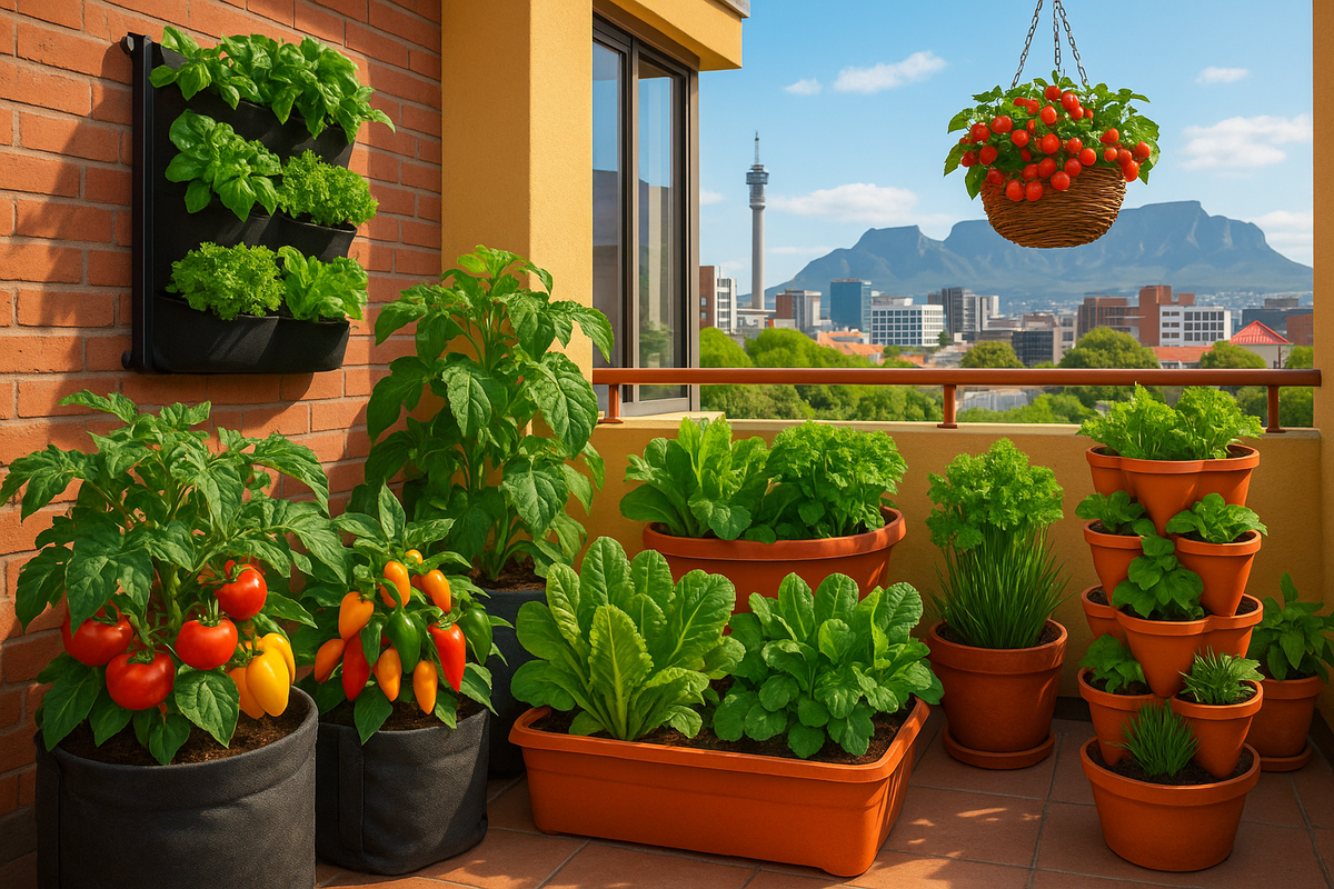 Urban Vegetable Gardening in Small Spaces: South African Climate Guide ...