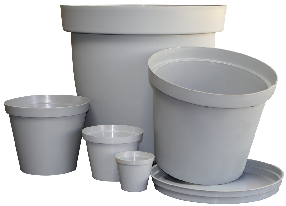 Plastic Pot - Grey (50% Off) – GARDENING.co.za